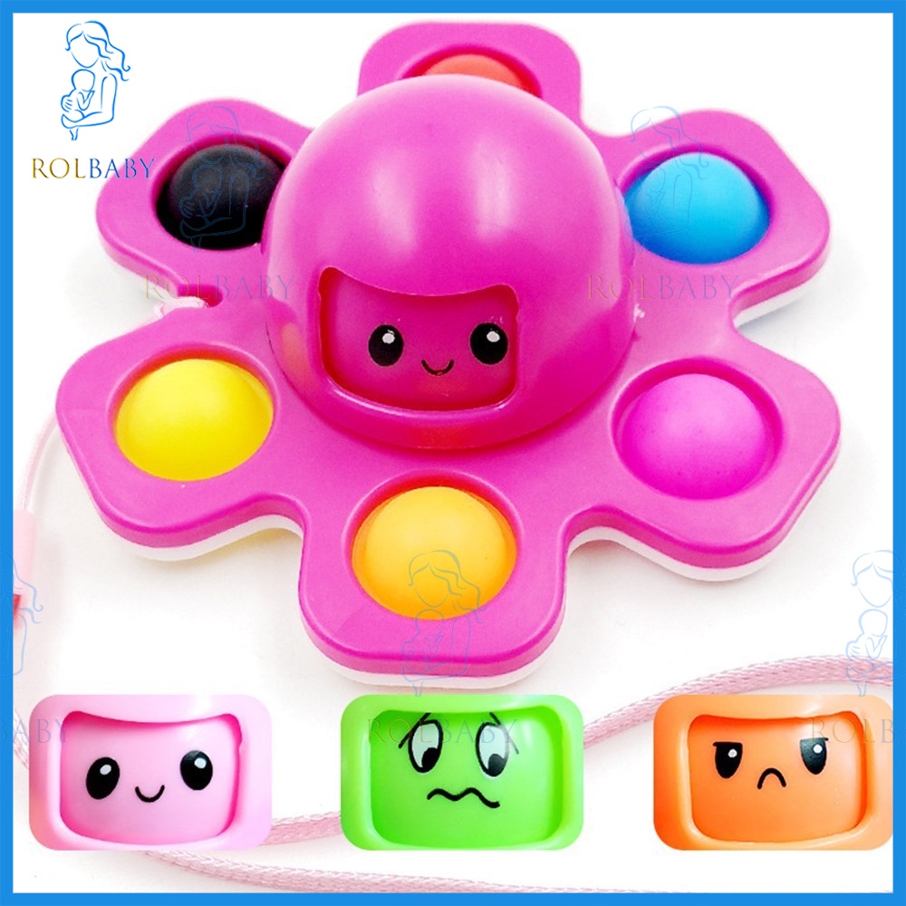 Rolbaby Squid Game Toy Pop It Fidget Toy Face-changing Octopus ...