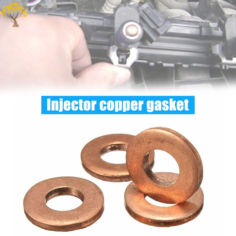 4pcs Fuel Injector Seal Copper Washer Gasket for Transit Car ...