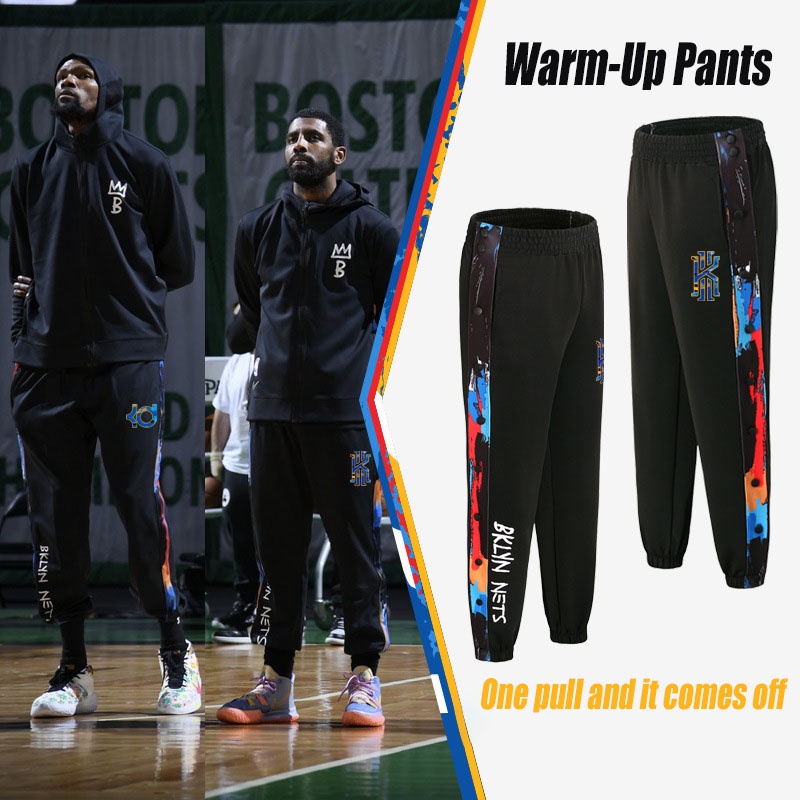 NBA Pants Button Pants Basketball Warm-Up Pants Fashion Sweatpants ...