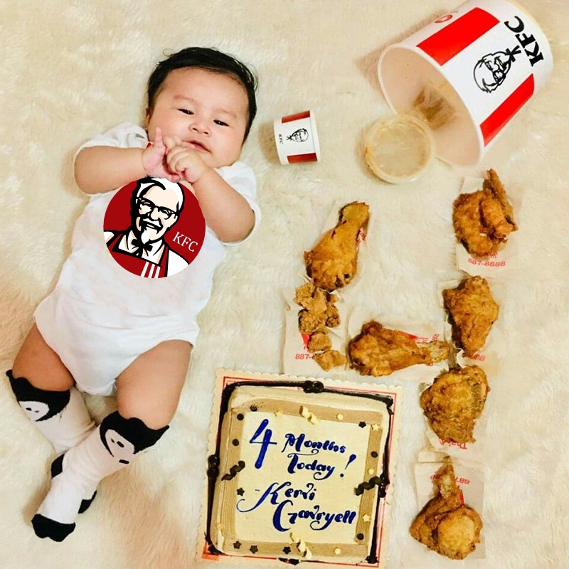 Haginbaby Food Theme KFC BABY ONESIE Cute KFC Costume For Baby Fashion ...