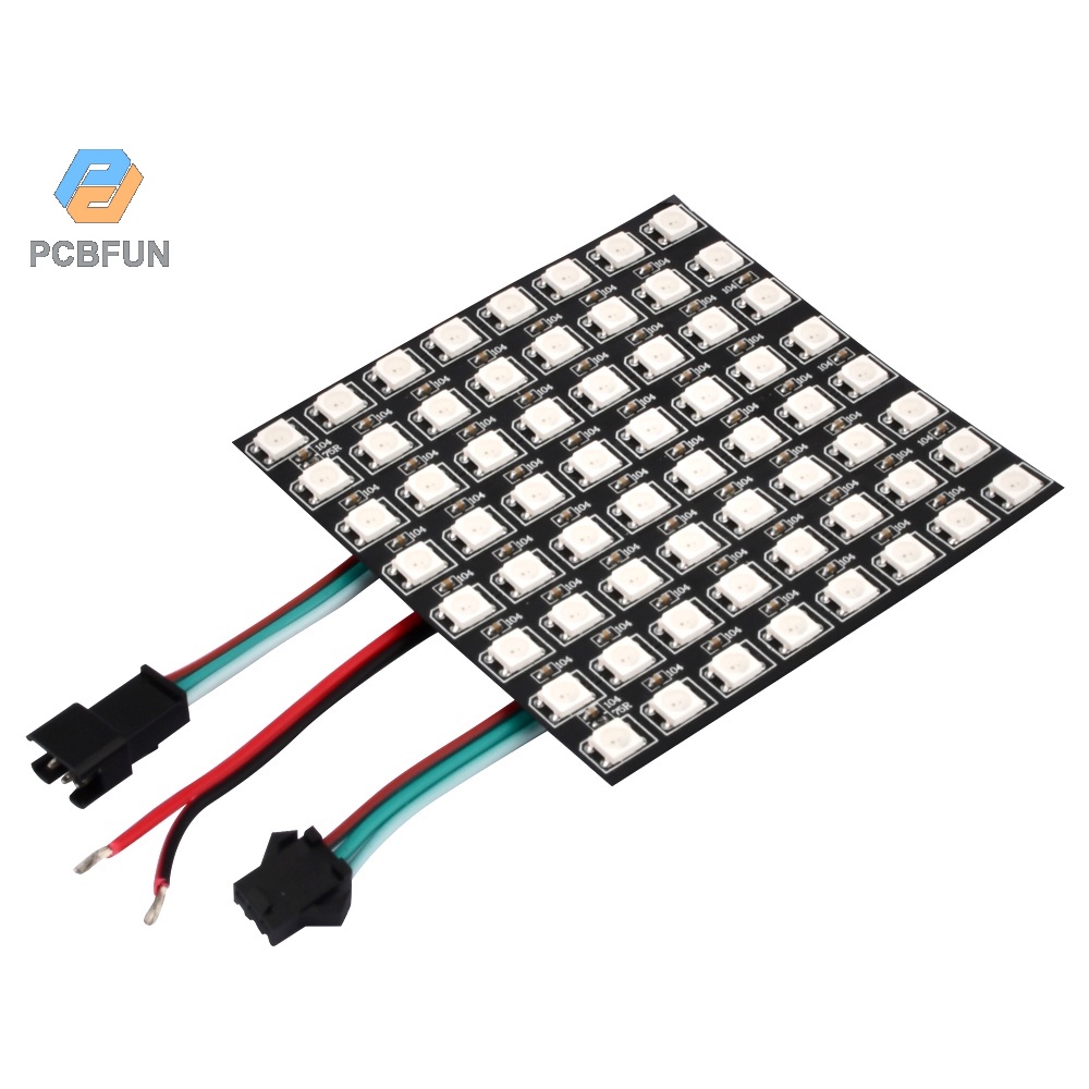 Pcbfun Smd5050 Rgb Led Module Programmable Light Panel Dc5v For Ws2812b ...