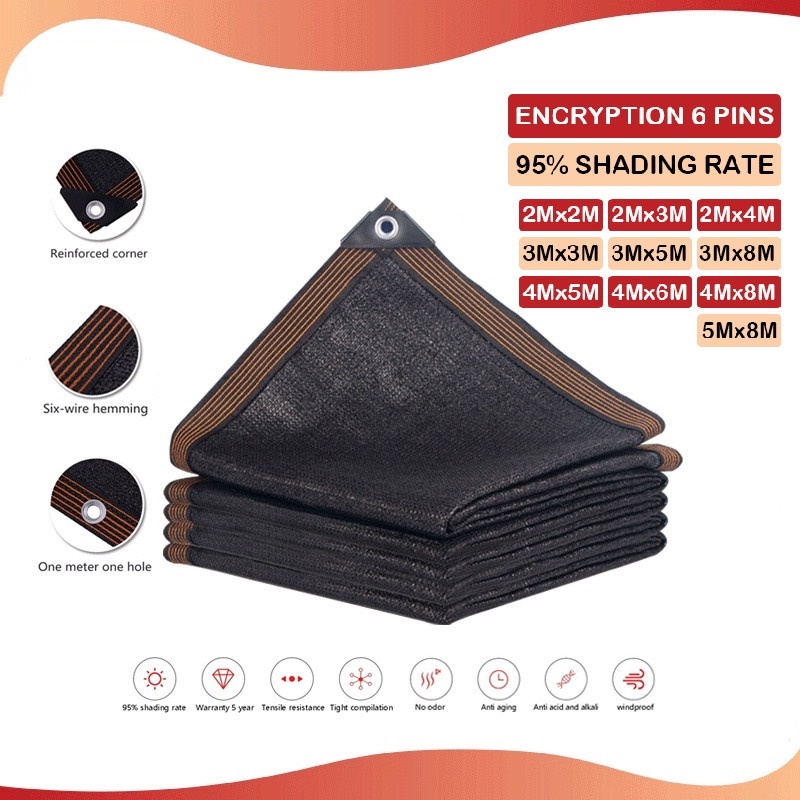 Ready Stock Anti-UV Sun Shade Net Outdoor Garden Net Garden Shade Cloth ...