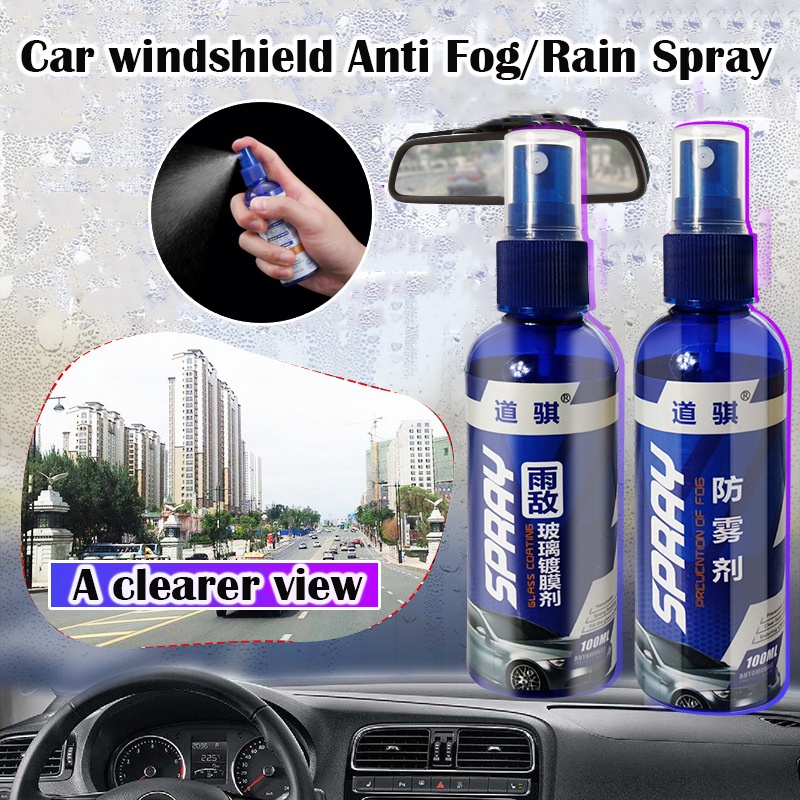 Car Windshield Antifog Spray Rainproof Coating Lasting Effect Car Care ...