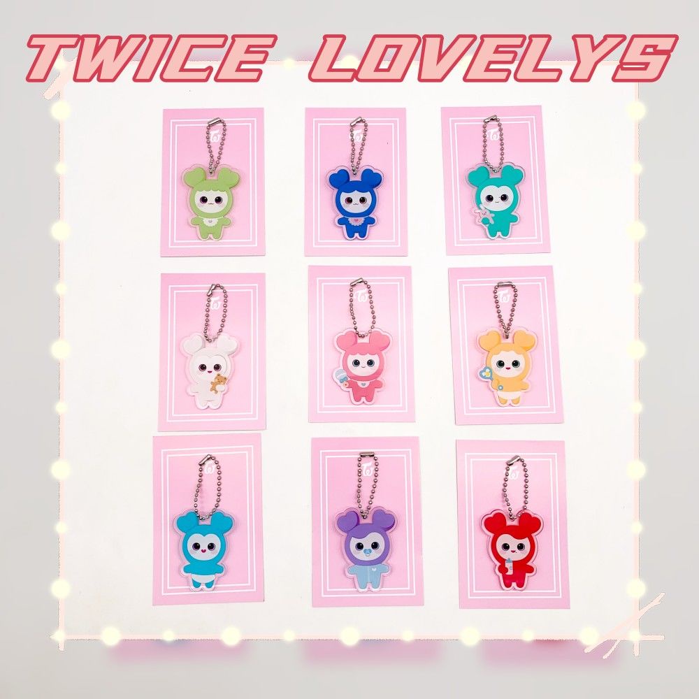 Korean Group Merchandise TWICE LOVELYS Cartoon Pendant Nayeon SANA ...