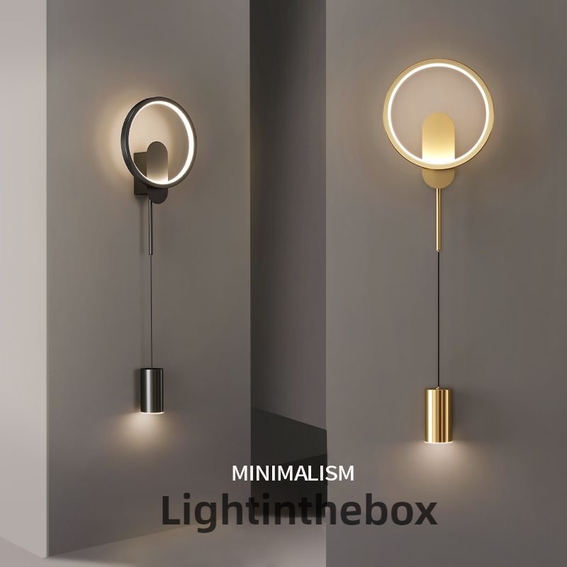 Nordic Tri color LED Wall Light for Bedroom Wall Lamp Bedside Lamps ...