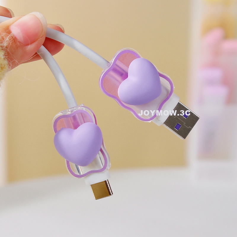 DIY “Love” Charging Cable Protector Cord Protector Compatible for ...