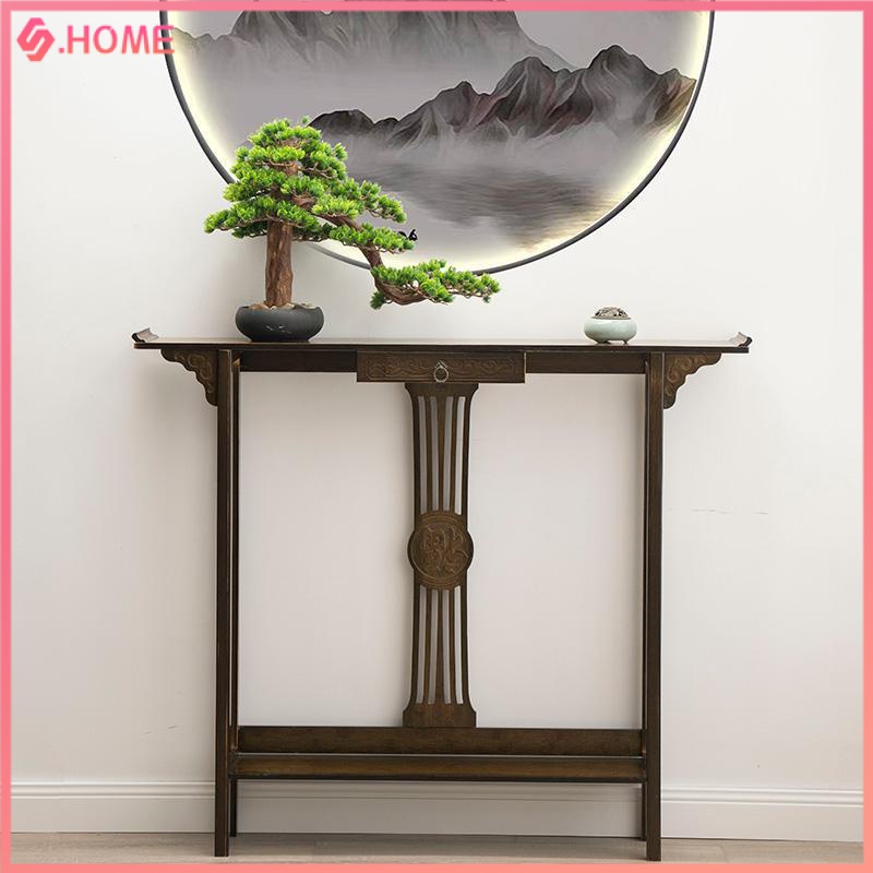 New Chinese entrance table, zen entrance hall, entrance table, light ...