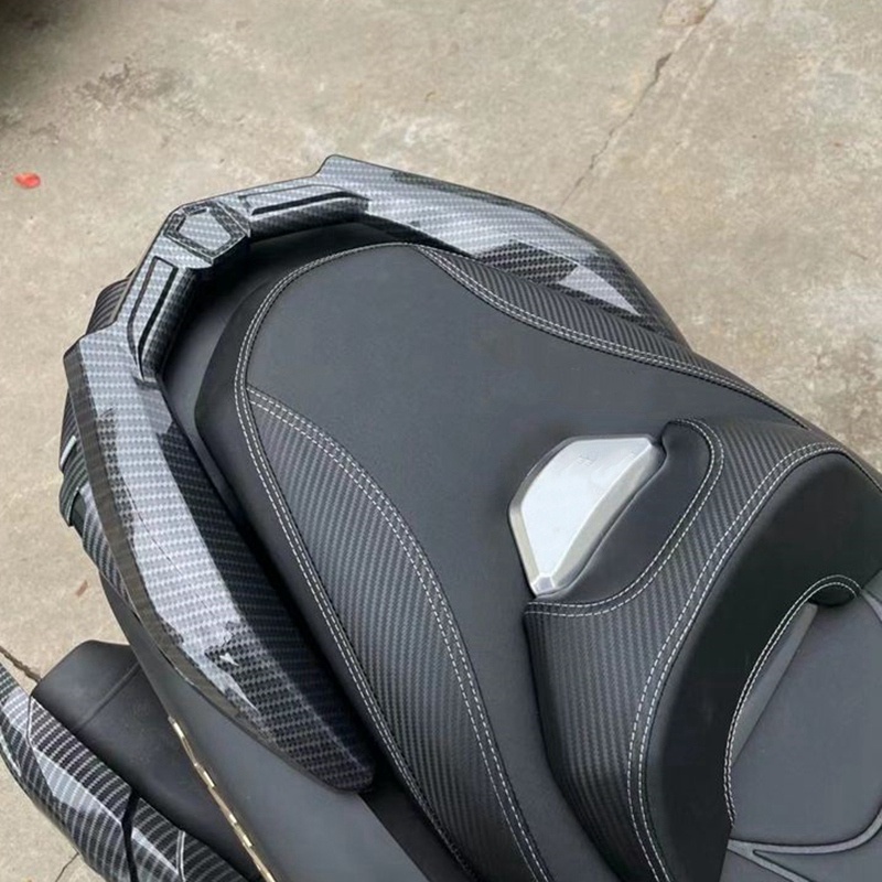 Motorcycle Carbon Fiber Look Rear Tail Shelf Luggage Rack Cover Trim ...