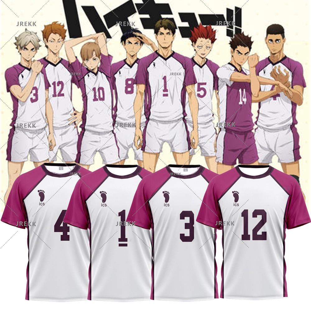 Haikyuu!!! Short Sleeved Sportswear Character Makeup Shiratorizawa ...