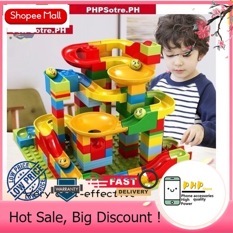 php Kids Toys Variety Slide 168pcs Funny Blocks DIY Assembly Puzzle ...