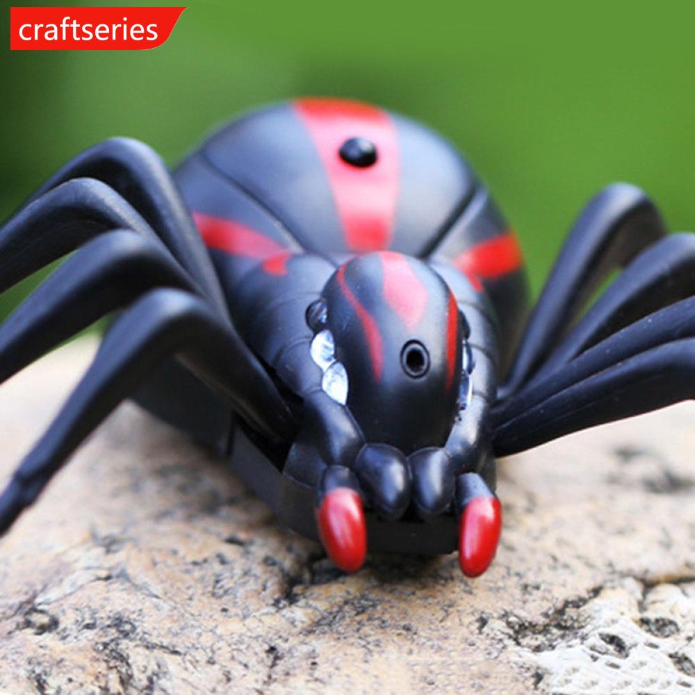 CRAFTSERIES Infrared Remote Control Spider Animal Toy Prank Insects ...