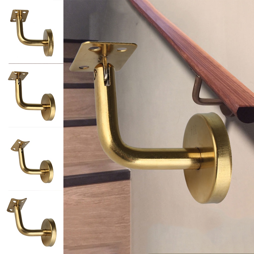 Toolstar 5Pcs Handrail Stair Brackets Heavy Weight Hand-Rail Support ...