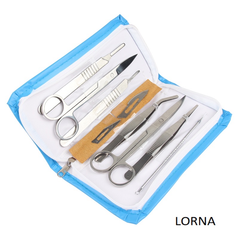 7 pcs /set Dissector Microscope Dissecting Tool Kit Stainless Steel For ...