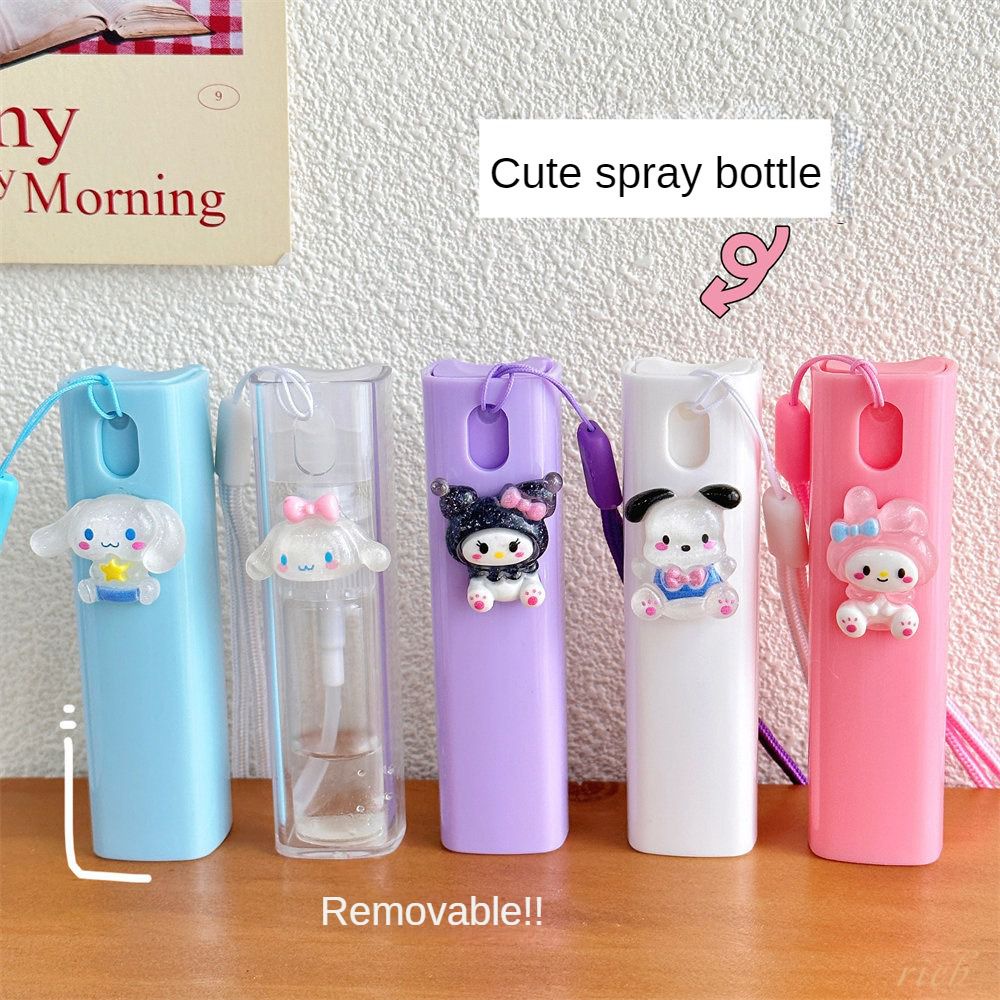 Kawaii Sanrio Mini Spray Bottle With Rope My Melody Kuromi Hello Kitty ...