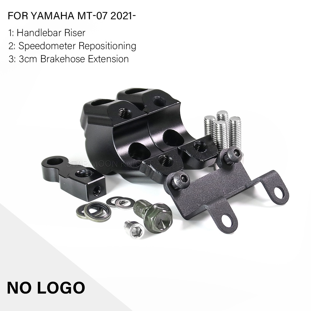 For YAMAHA MT-07 MT07 2021- Motorcycle With Offset Handlebar Riser Kit ...