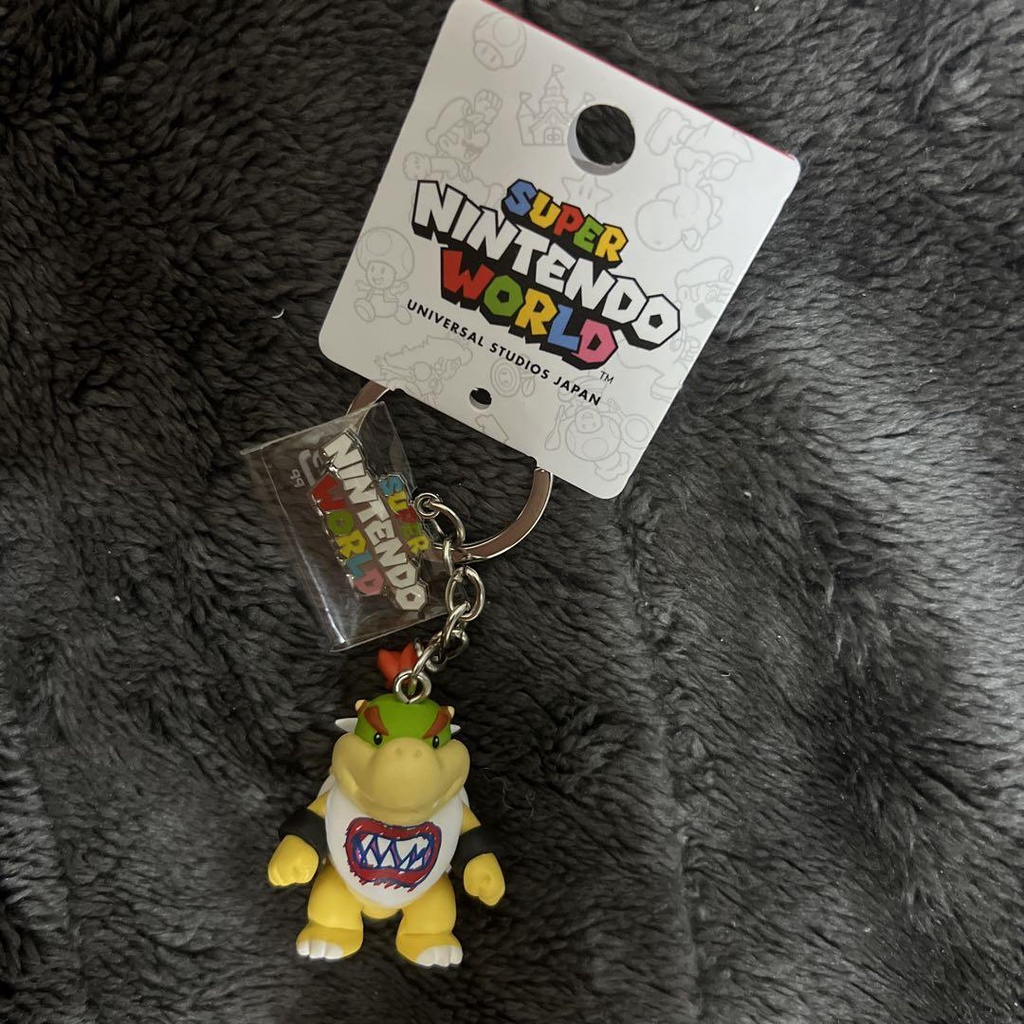 USJ Limited Bowser Jr. Bowser Jr. Figure Key Chain Mario Goods | Shopee ...