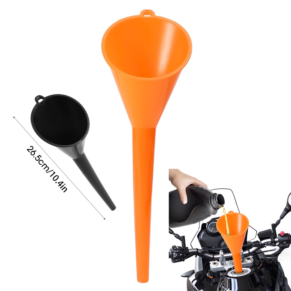 Long Stem Anti-Splash Funnel - Car Motorcycle Gasoline Engine Oil ...