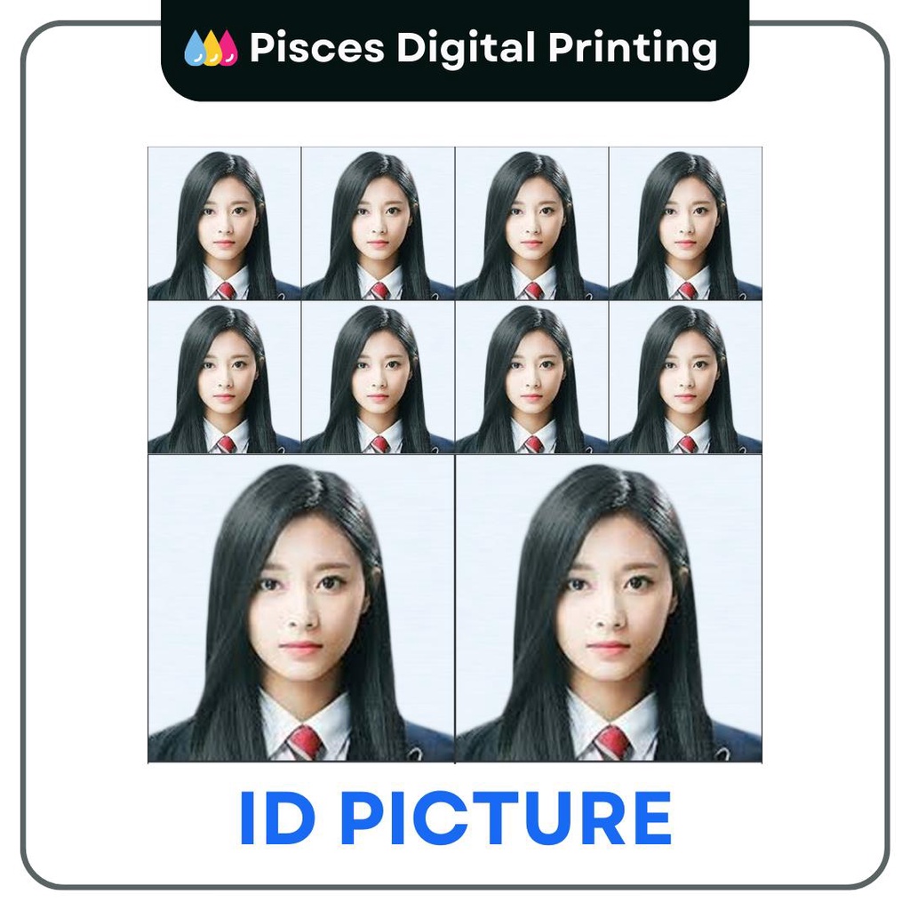 [PDP] ID Picture Photo Print - 1x1, 2x2, Passport Size | Shopee Philippines