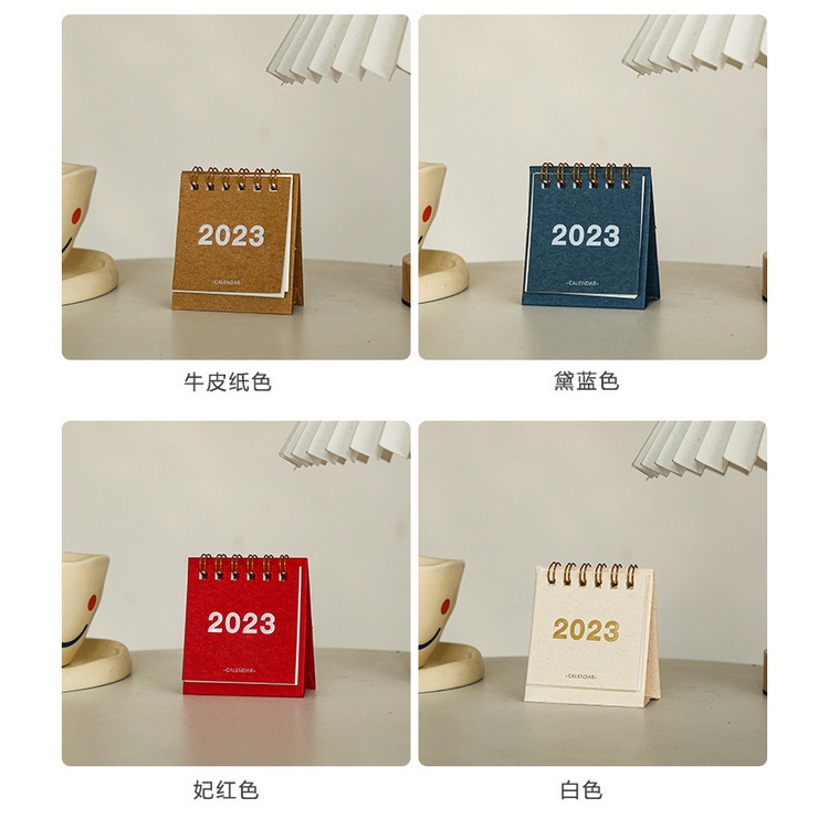 ZICAN 1Pc 20223 Simple Mini Desk Calendar DIY Portable Desk Calendars ...