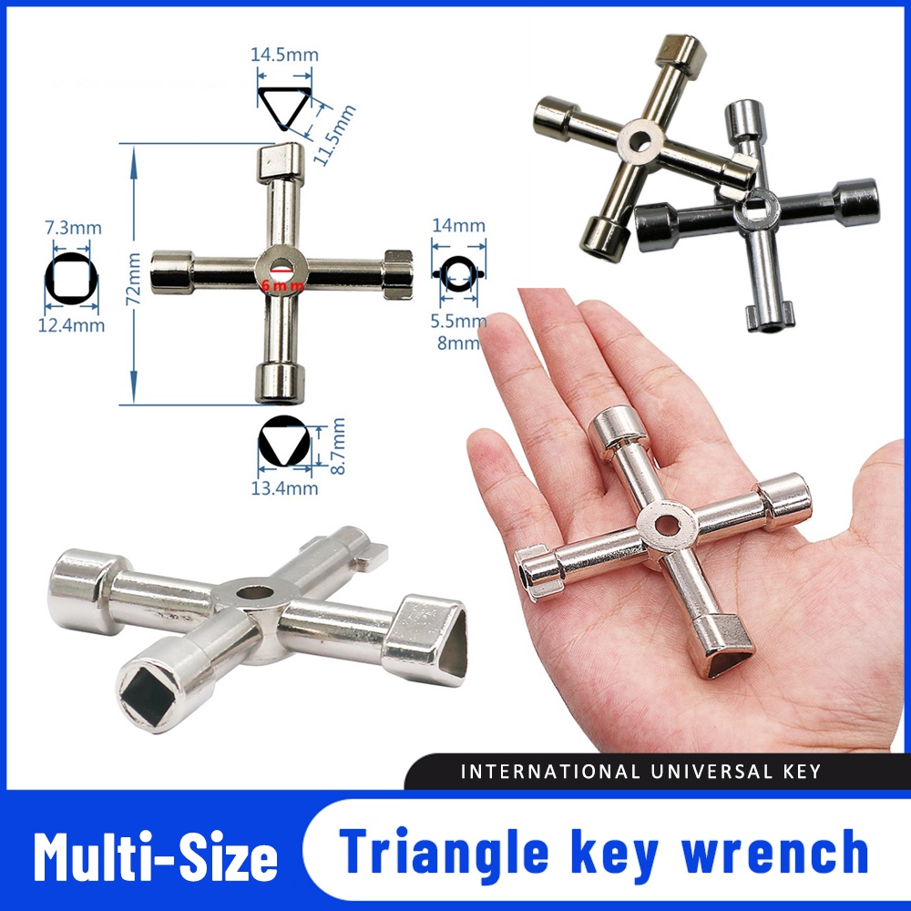 Multi-size Cruciform Electric Control Cabinet Internal Triangle Key ...