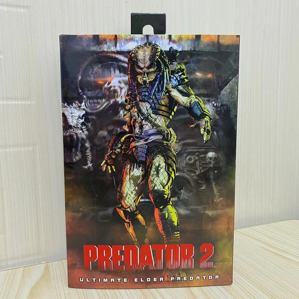 NECA 51429 Predator Greyback Elder 7inch Movable Doll Model Toy ...