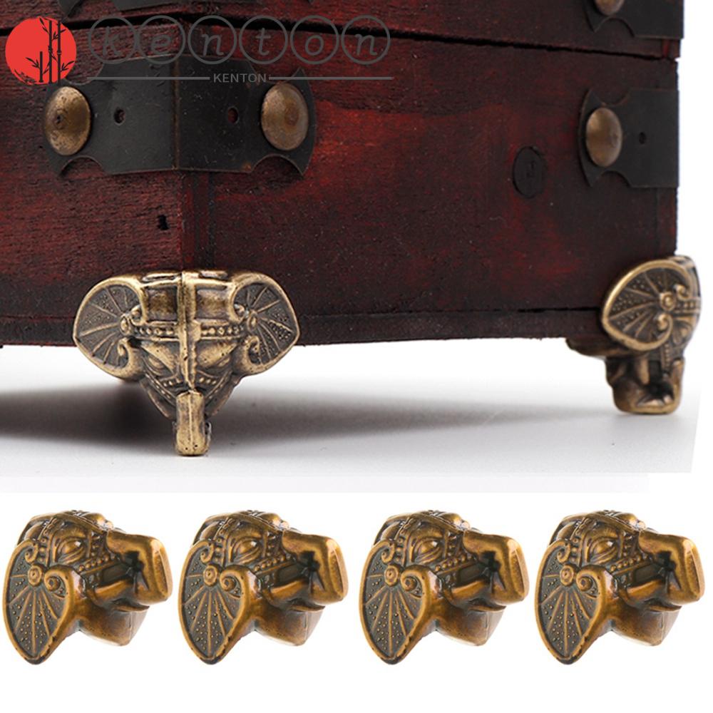 KENTON Jewelry Box Feet 4pcs Decorative for Cabinets Box Feet Hardware ...