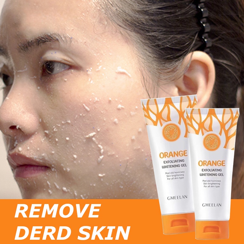 ORANGE Face Exfoliating Cream Body scrubber Gel Face Peeling gel ...