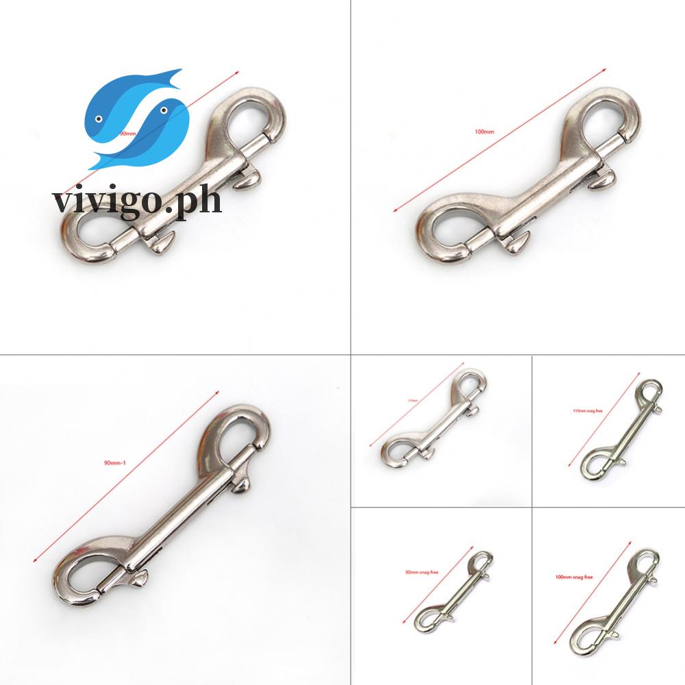 Rust and Corrosion Resistant Double Ended Snap Bolt Hook Clip for ...
