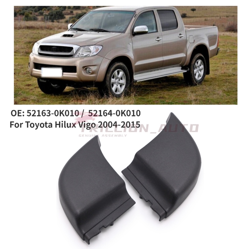 Rear Bumper End Plate Corner Cap Trim Fit for Toyota Hilux Vigo 2004 ...