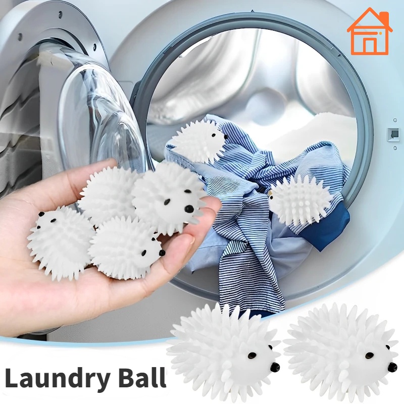 Reusable Hedgehog Laundry Balls/Hair Grabs Washing Machine Drying ...