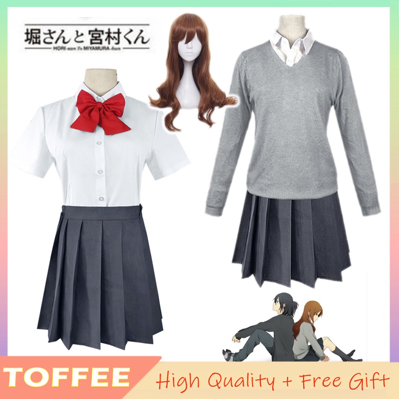 Anime Horimiya Plate Miyamura Izumi Hori Kyoko Cosplay Costume For ...