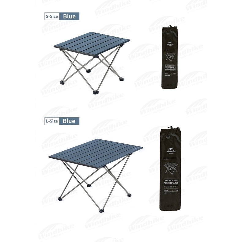 Naturehike FT08 Ultralight Folding Aluminum Camping Hiking Table ...