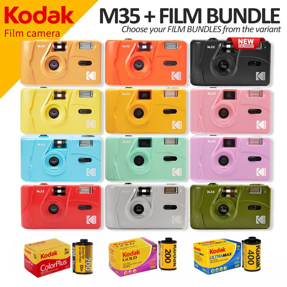 Kodak M35 film camera reusable vintage Analog Cameras with kodak ...