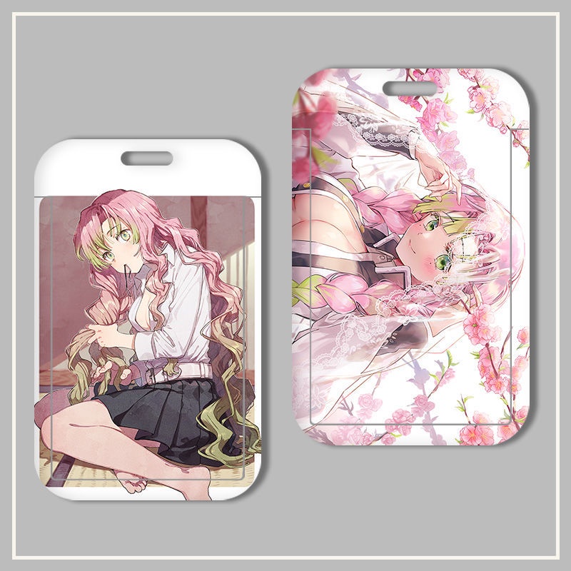 Anime Cartoon Demon Slayer Kanroji Mitsuri Custom Student School ID ...