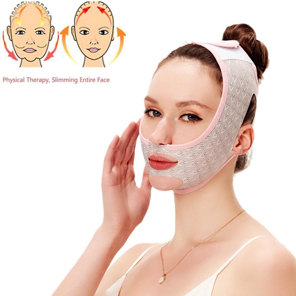 1pc Face Slimming Bandage V Line Cheek Chin Neck Shaper Massage Strap ...