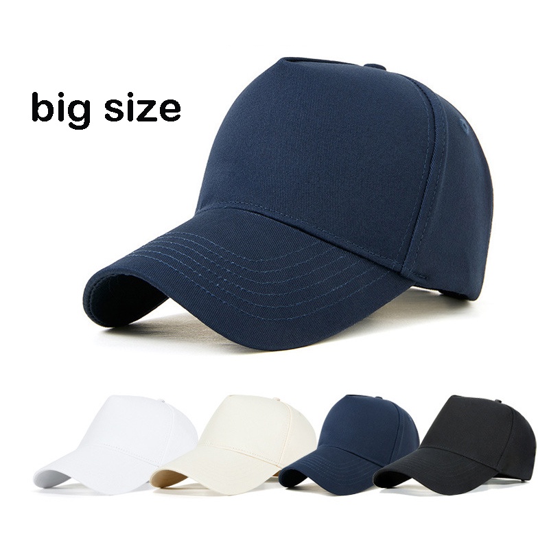 Baseball Cap Big Head Man Plus Size peaked cap Adult Outdoors trucker ...