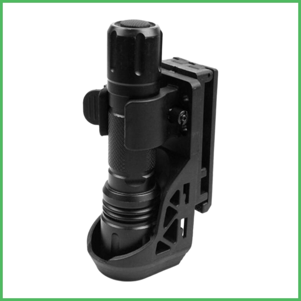 Flashlight Holster 360 Degrees Rotatable Torch Case Quick Release ...