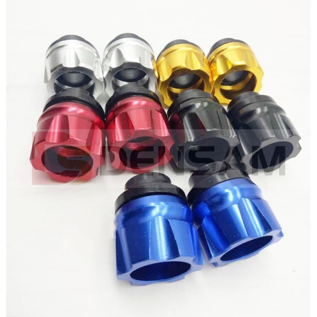 Densam Motorcycle Axle Cap Front Shock Universal Axle Cup Alloy ...