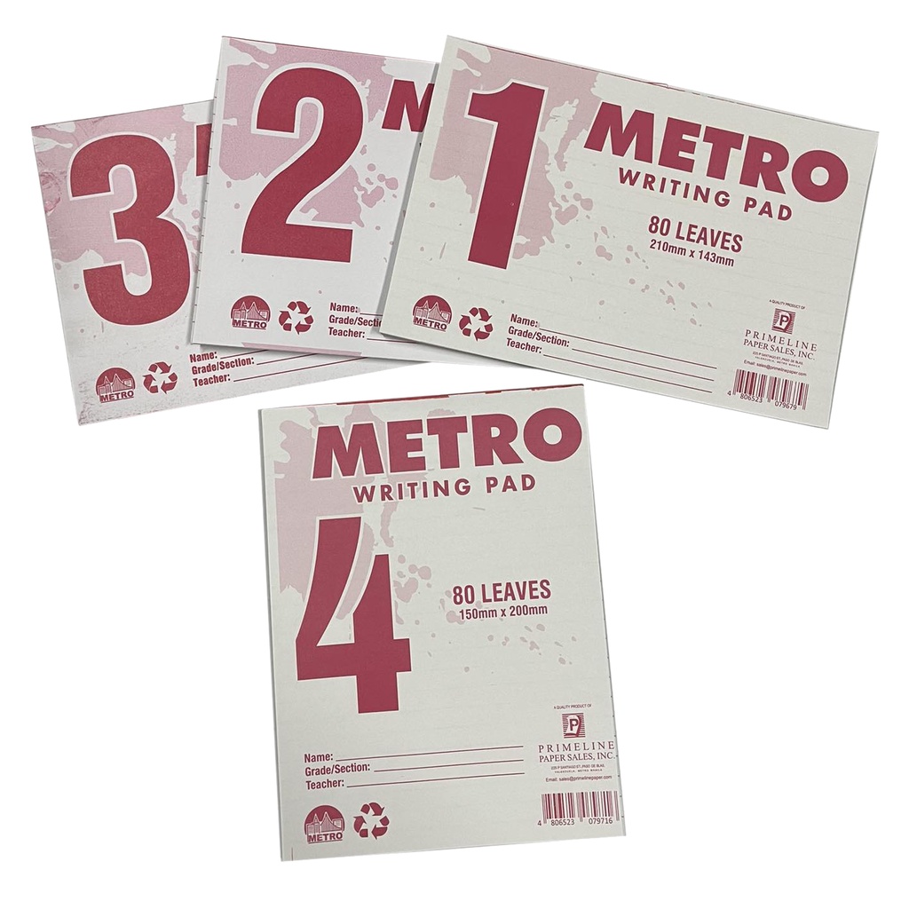 Elementary Pad Paper 80lvs Grade 1, Grade 2, Grade 3, Grade 4 | Shopee ...