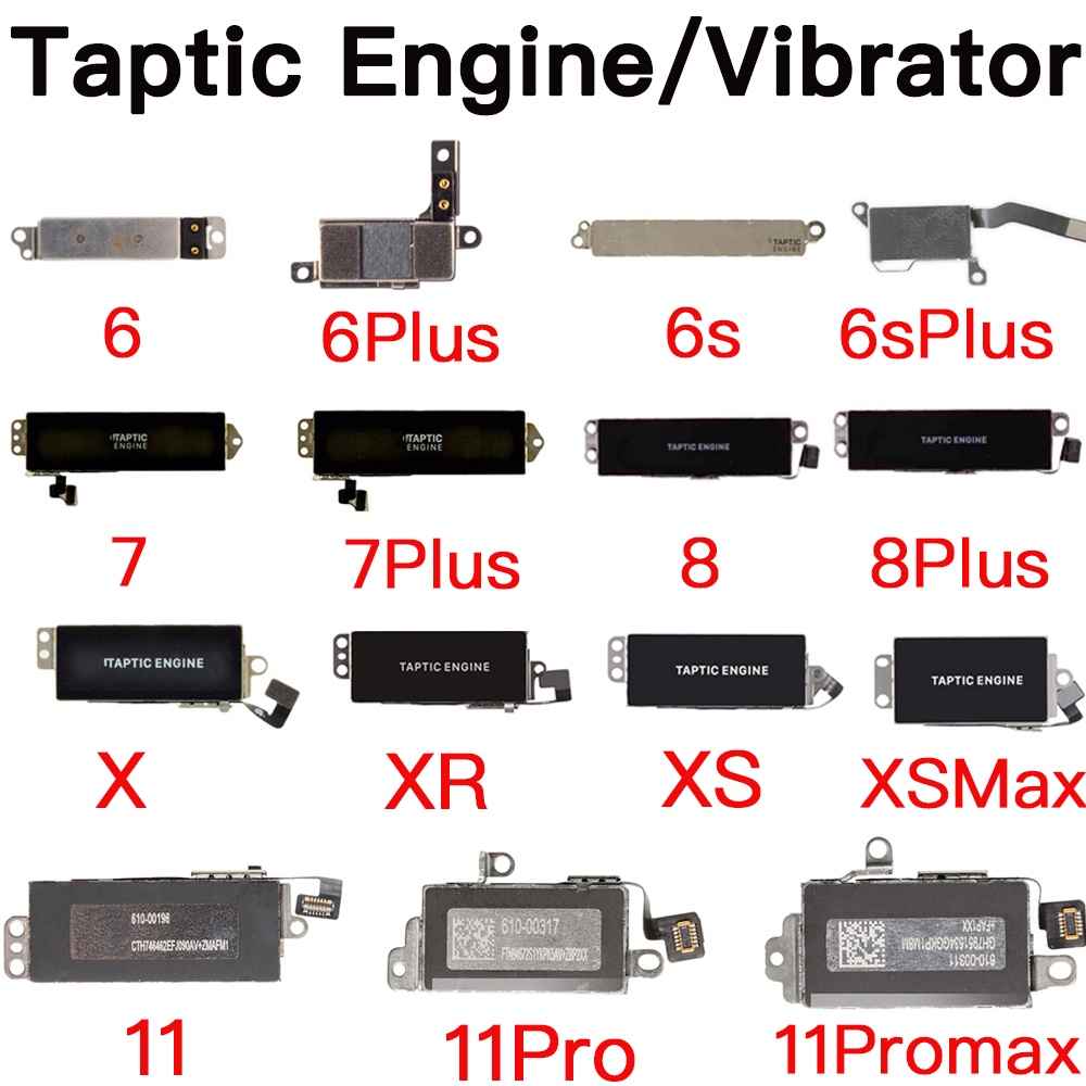 original for Taptic Engine For Phone 6 6s 7 7P 8 Plus X XR XS Max 11 ...