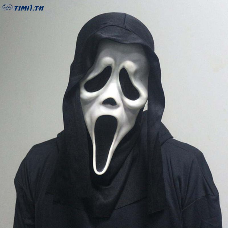 Screaming Ghostface Death Mask Scream Death Mask Horror Skull Halloween ...