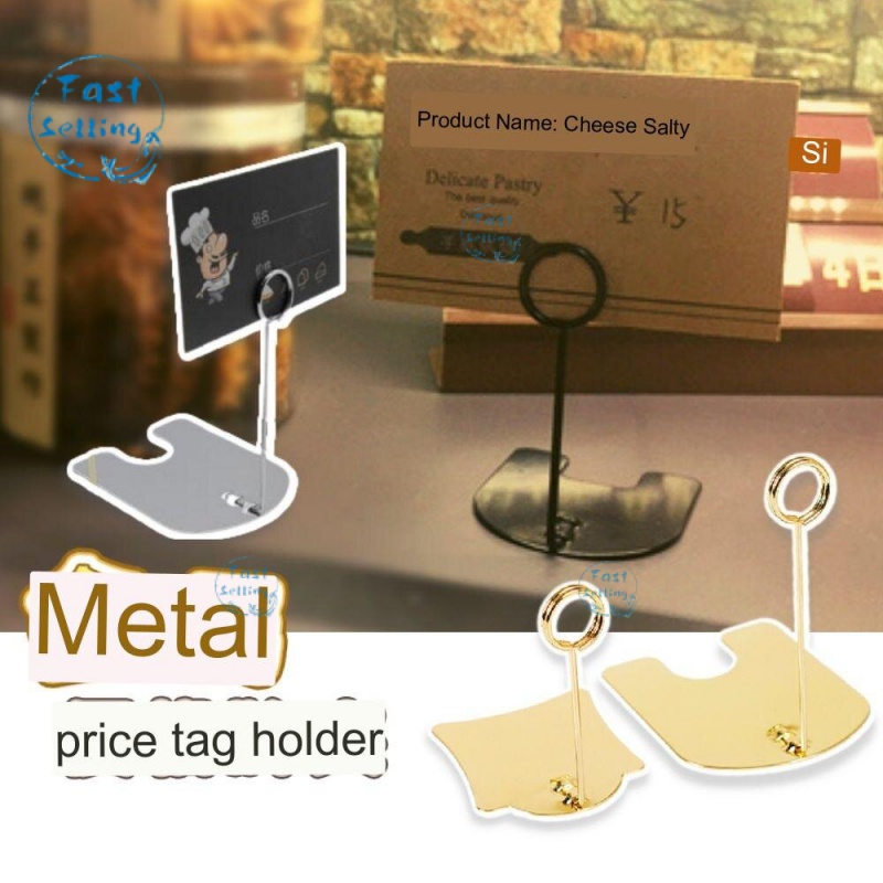 10 bakery price tags metal price tag clip vertical pop advertising ...