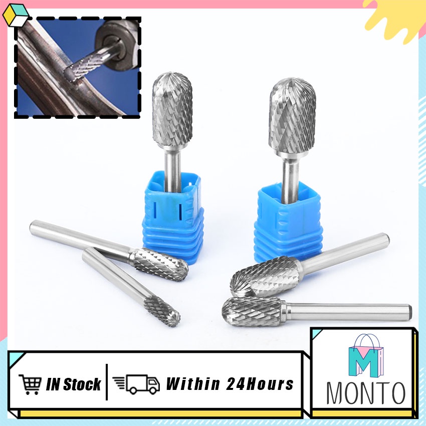 C Type Metal Milling Cutter 6mm Shank Tungsten Carbide Cylindrical Type ...