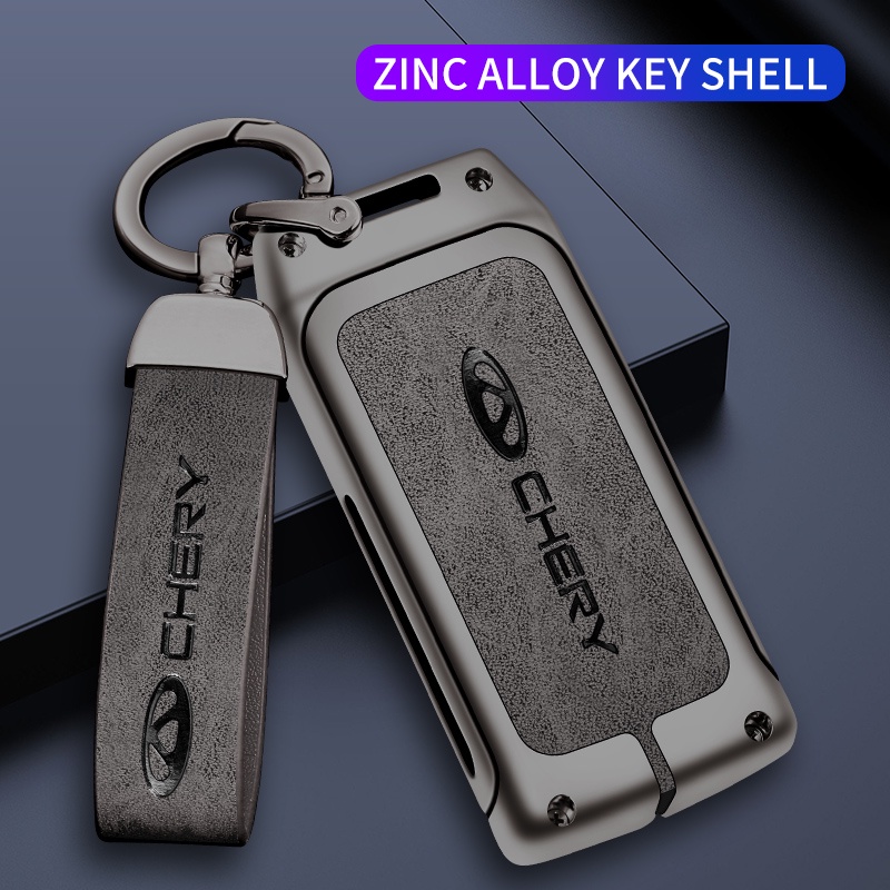 Zinc Alloy Car Key Cover Case Holder Bag Shell For Chery Tiggo 7 Pro 8 ...