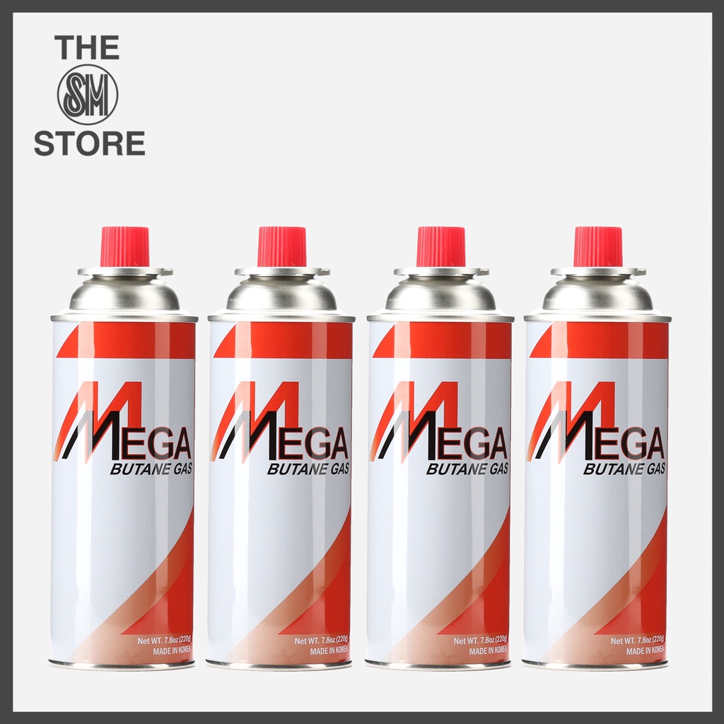 Mega 4-Pack Butane Gas Cartridge 220g | Shopee Philippines