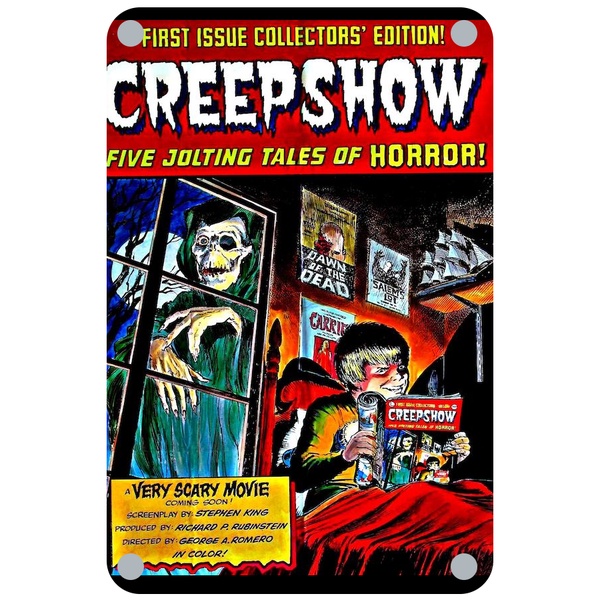 CREEPSHOW George Romero (3) Movie POST RARE Metal Tin Sign Wall Posters ...