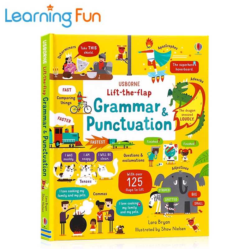 Usborne Lift The Flap Grammar and Punctuation Educational English ...