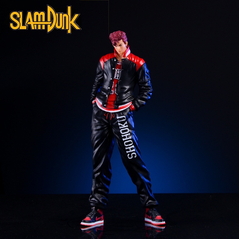 31cm Slam Dunk Akira Sendoh Figure Anime Figures Statue Action Figurine ...