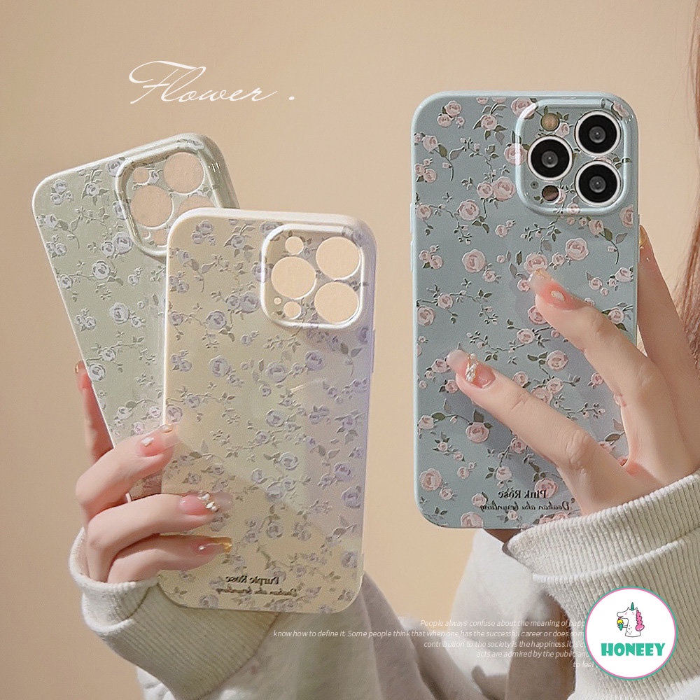 Retro Flower Floral Iphone Case Compatiable for IPhone 11 IPhone 15 14 ...