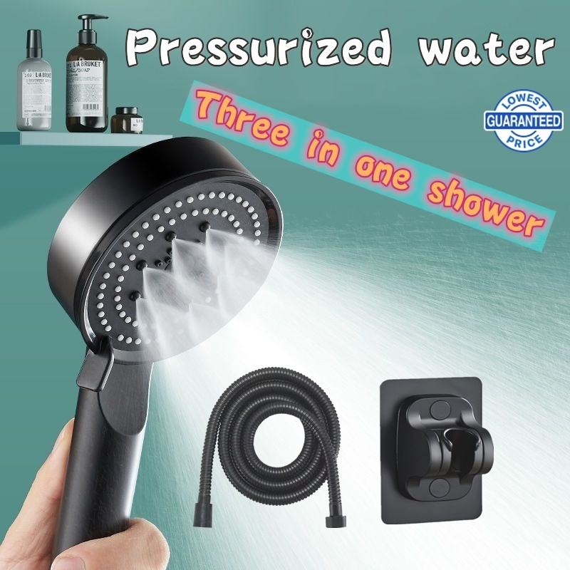 Bathroom shower set handheld shower portable 5-speed shower booster set ...